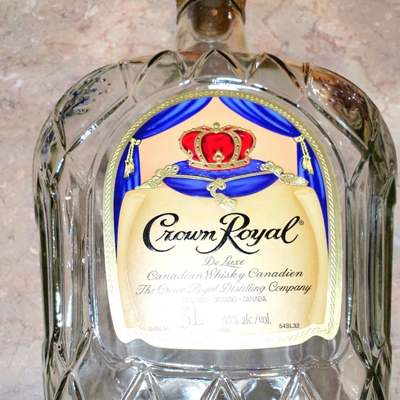 Crown Royal Whisky | Dining | Crown Royal Large Clear Glass 3l Whisky ...